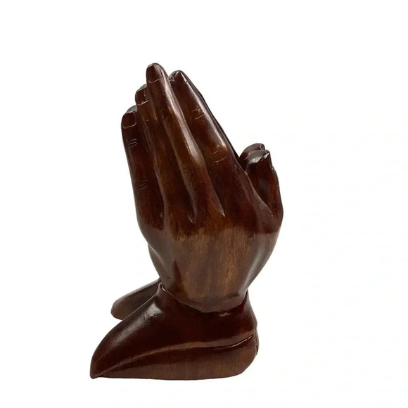 the Monkey Pod Tree Shop | Accents | Vintage Genuine Monkey Pod Praying ...